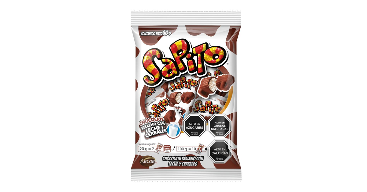 Arcor Chocolate Sapito (6 un. / 60 g.) | SoloTodo.cl