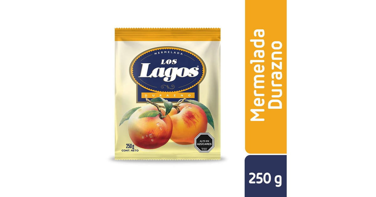 Los Lagos Mermelada durazno bolsa (250 g.) | SoloTodo.cl