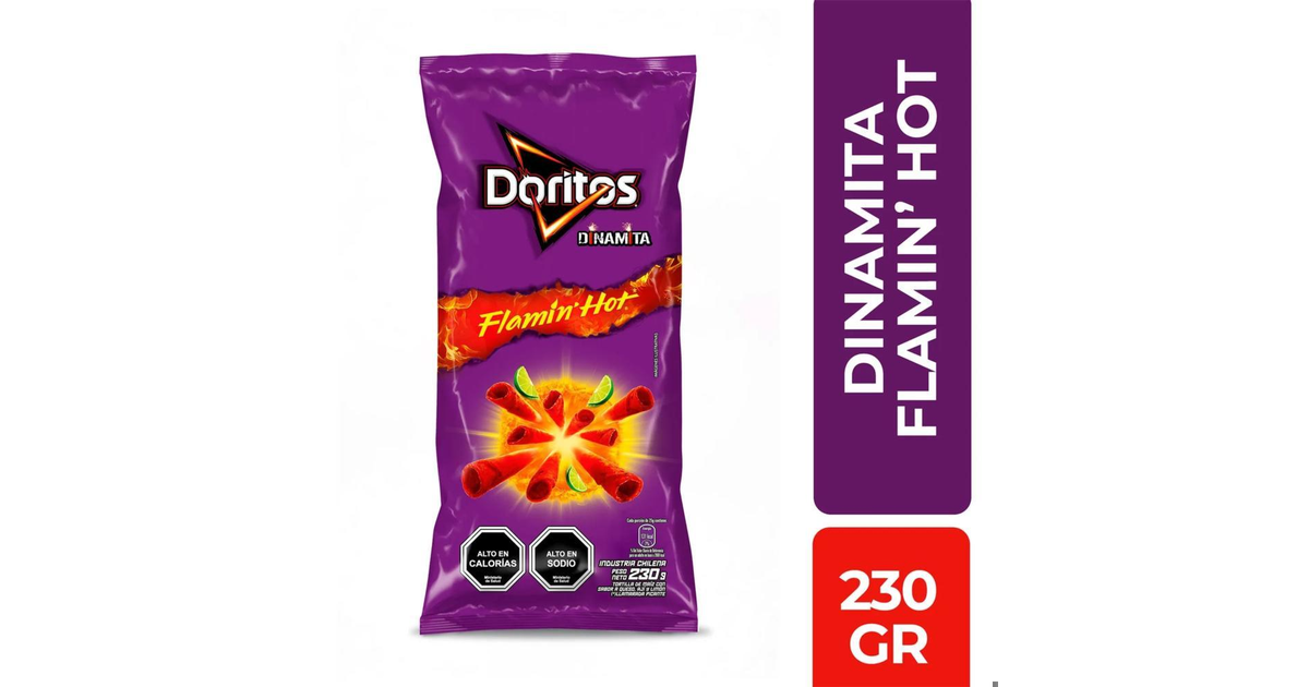 Doritos Snack dinamita sabor flamin hot (230 g.) | SoloTodo.cl