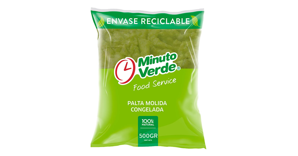 Minuto Verde Palta molida congelada food service (500 g.) | SoloTodo.cl