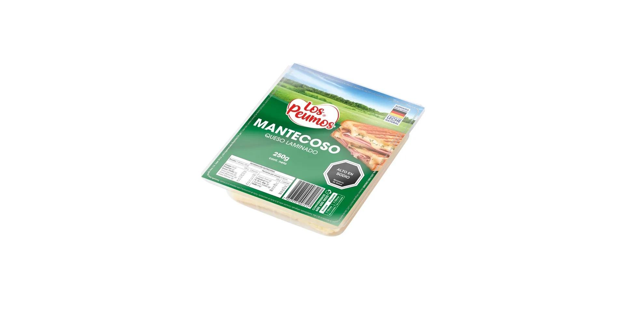 Los Peumos queso mantecoso laminado (250 g.) | SoloTodo.cl