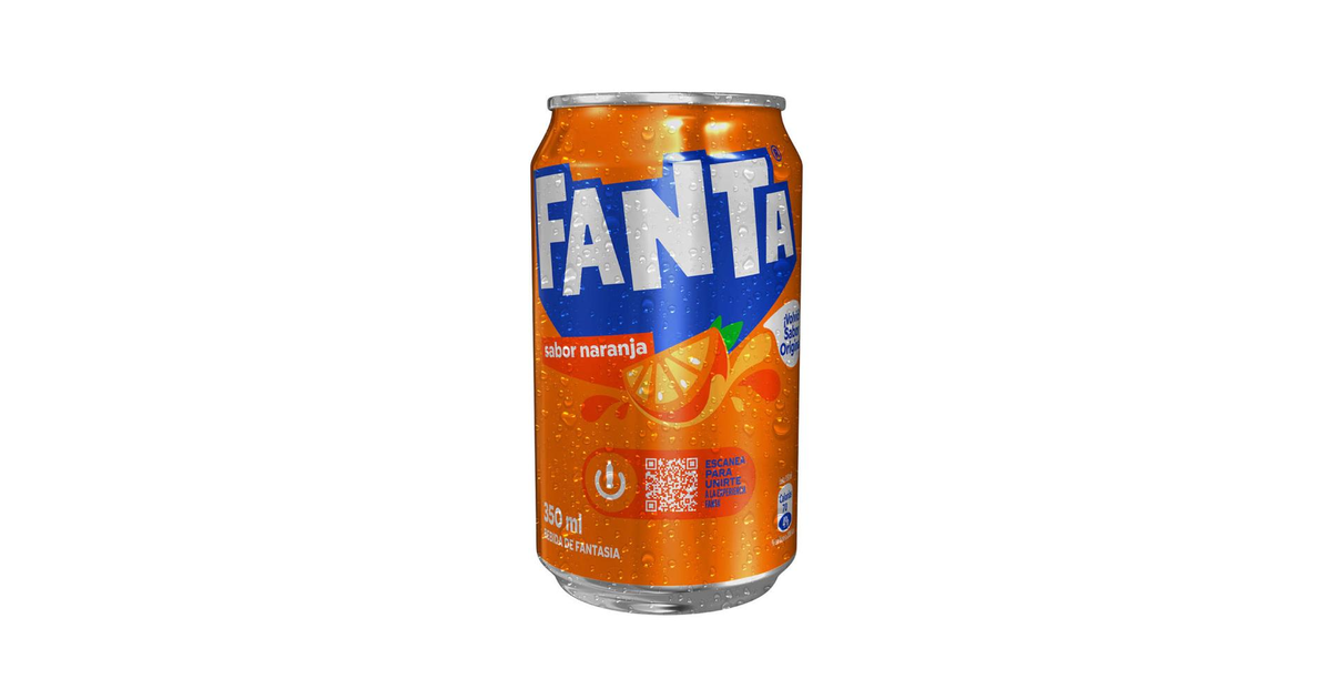 Fanta Bebida naranja full sugar lata (350 mL.) | SoloTodo.cl