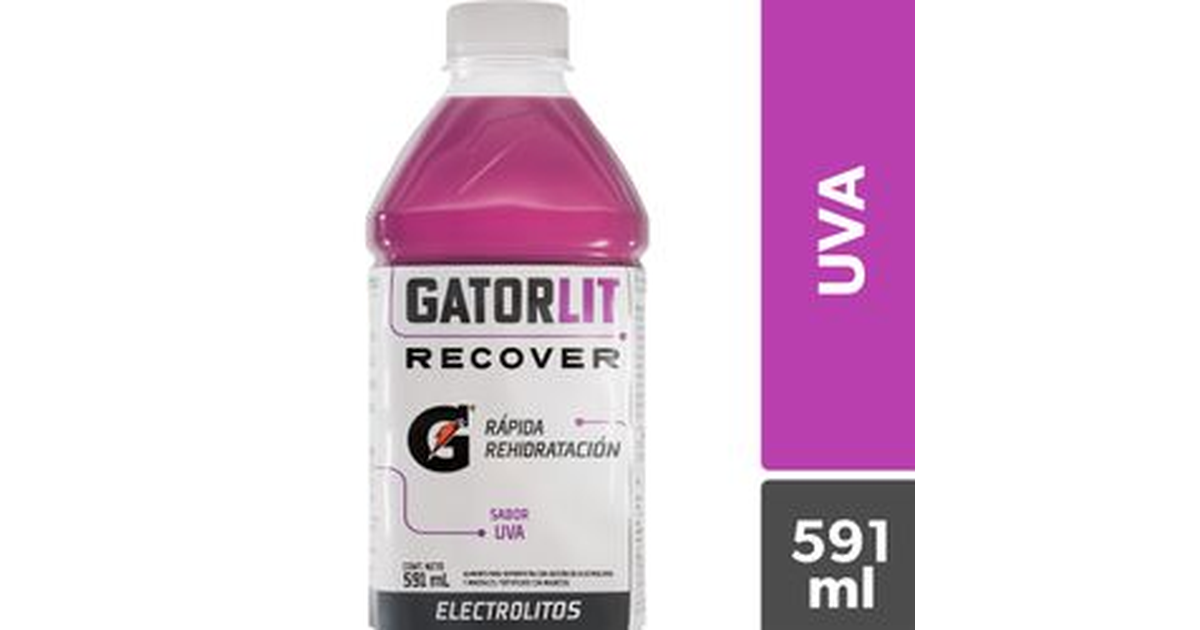 Gatorlit Bebida Suero Uva (591 mL.) | SoloTodo.cl