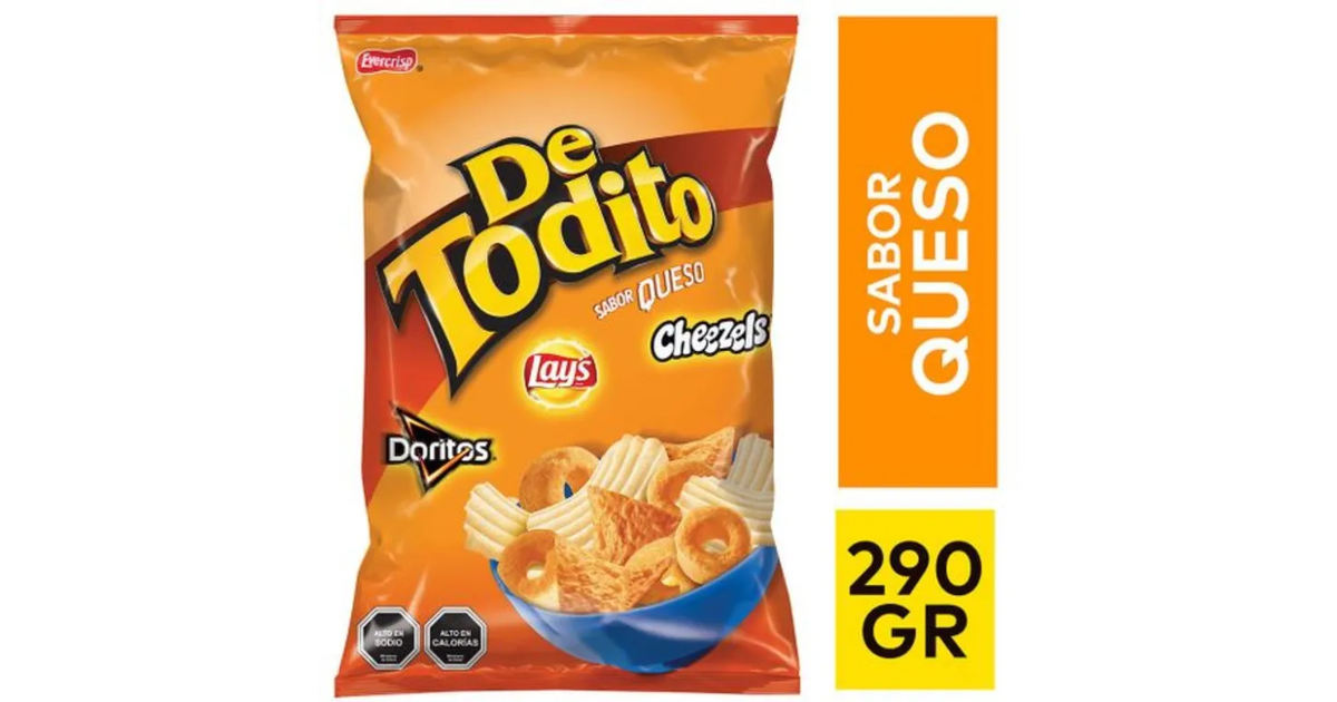 EVERCRIPS Snack De Todito Sabor Queso (290 g.) | SoloTodo.cl