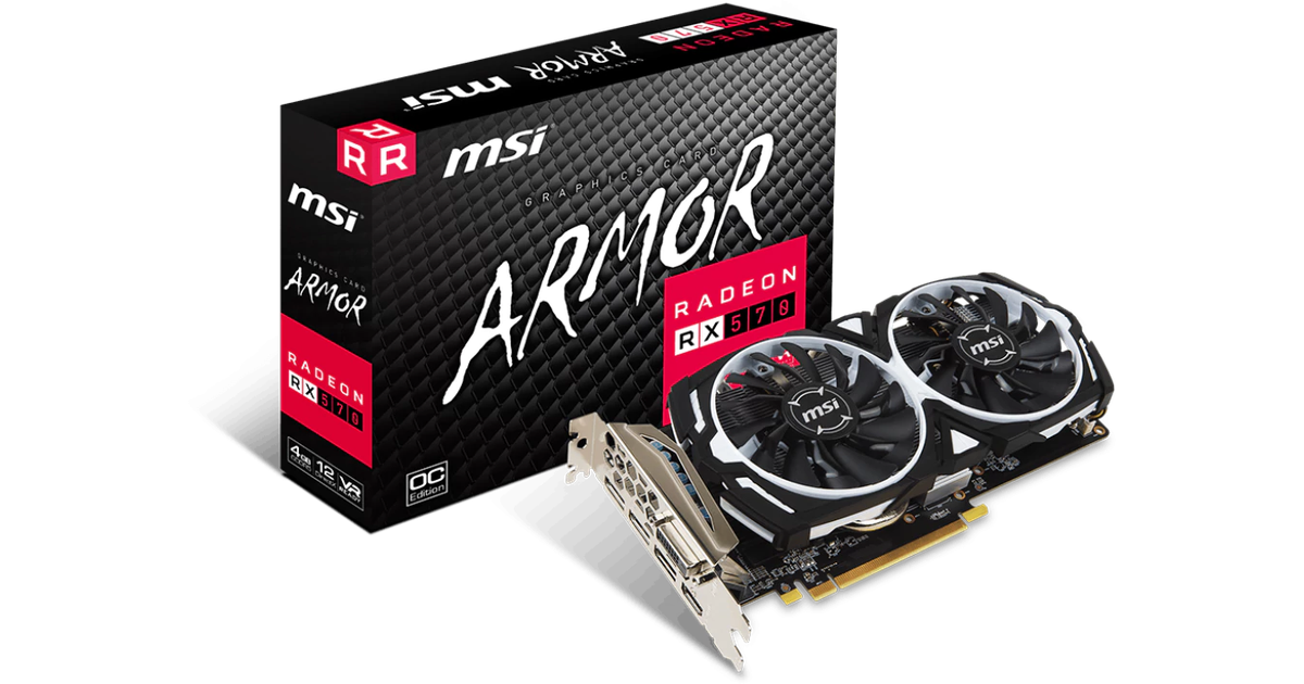 MSI Radeon RX 570 ARMOR 4G OC [RX 570 ARMOR 4G OC] | SoloTodo.cl