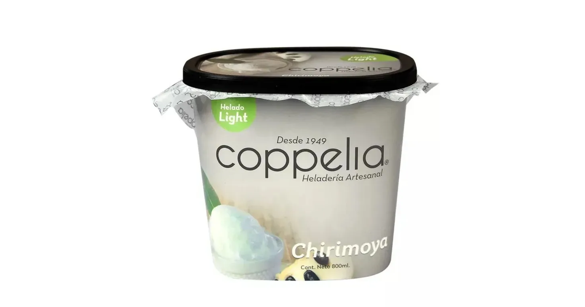 COPPELIA HELADO LIGHT CHIRIMOYA (800 mL.) | SoloTodo.cl