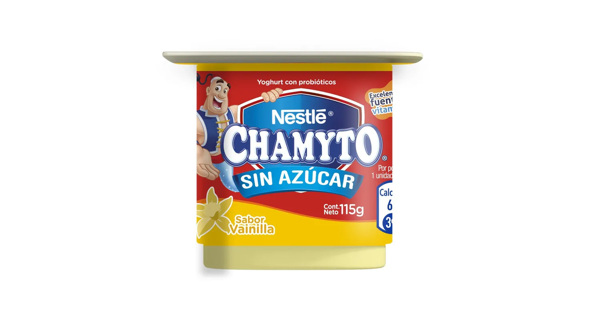 CHAMYTO Yoghurt con Probioticos Sabor Vainilla (115 g.) | SoloTodo.cl