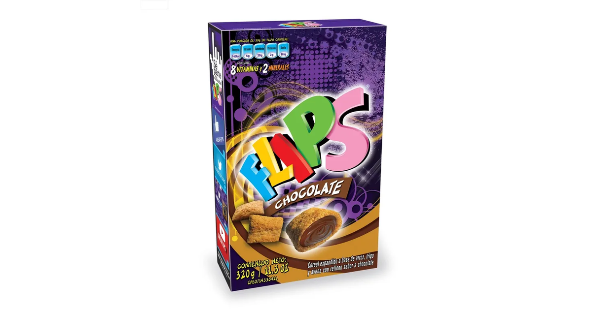 FLIPS Cereal Flips Chocolate (320 g.) | SoloTodo.cl