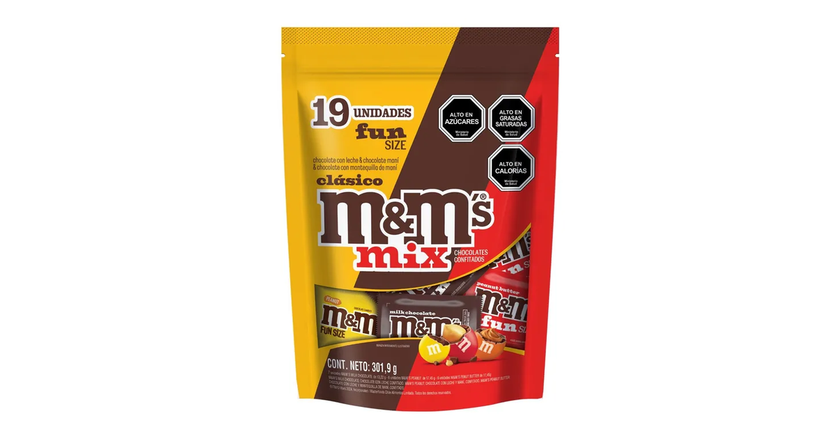 M&MS Mix Chocolate con Leche Mix Clásico (301,9 g.) | SoloTodo.cl