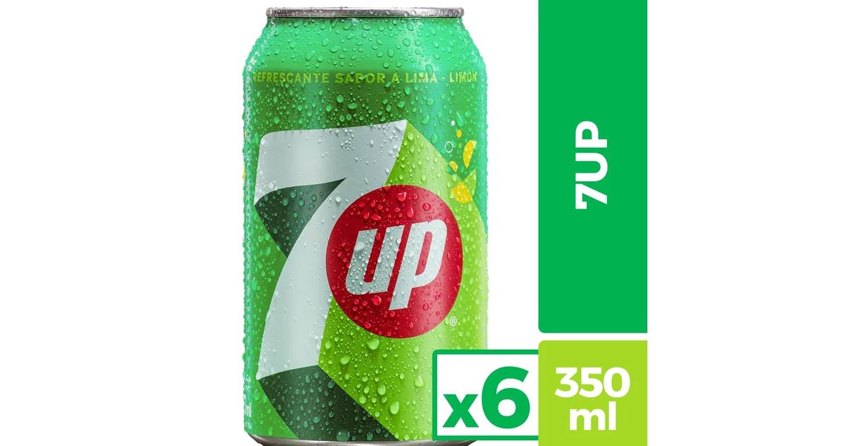 SEVEN UP Pack Bebida Seven Up Lata (6 un. / 2100 mL.) | SoloTodo.cl