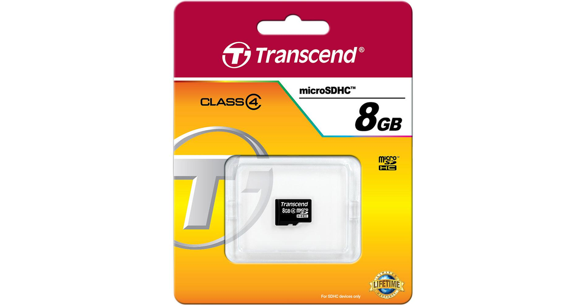 Transcend microSDHC 8 GB Class 4 (TS8GUSDC4) | SoloTodo.cl