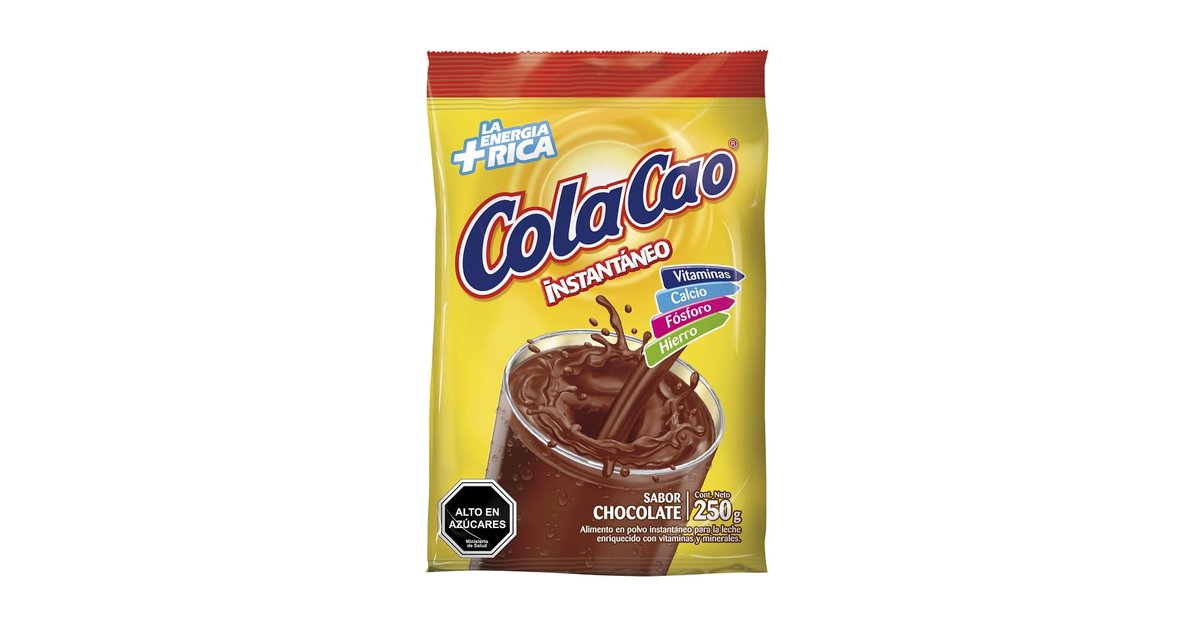 Cola Cao Saborizante chocolate energy (250 g.) | SoloTodo.cl