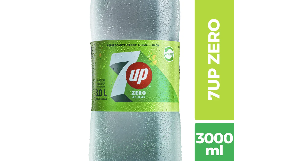 SEVEN UP Bebida Zero Seven Up (3000 mL.) | SoloTodo.cl