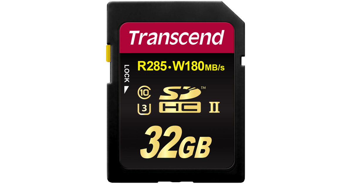 Transcend Ultimate SDHC 32 GB UHS-II (Speed Class 3) (TS32GSD2U3 ...