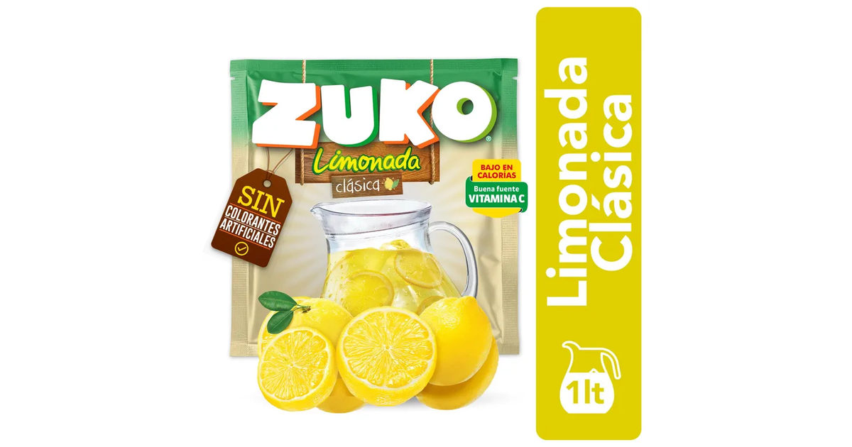 ZUKO Jugo en Polvo Limonada (15 g.) | SoloTodo.cl