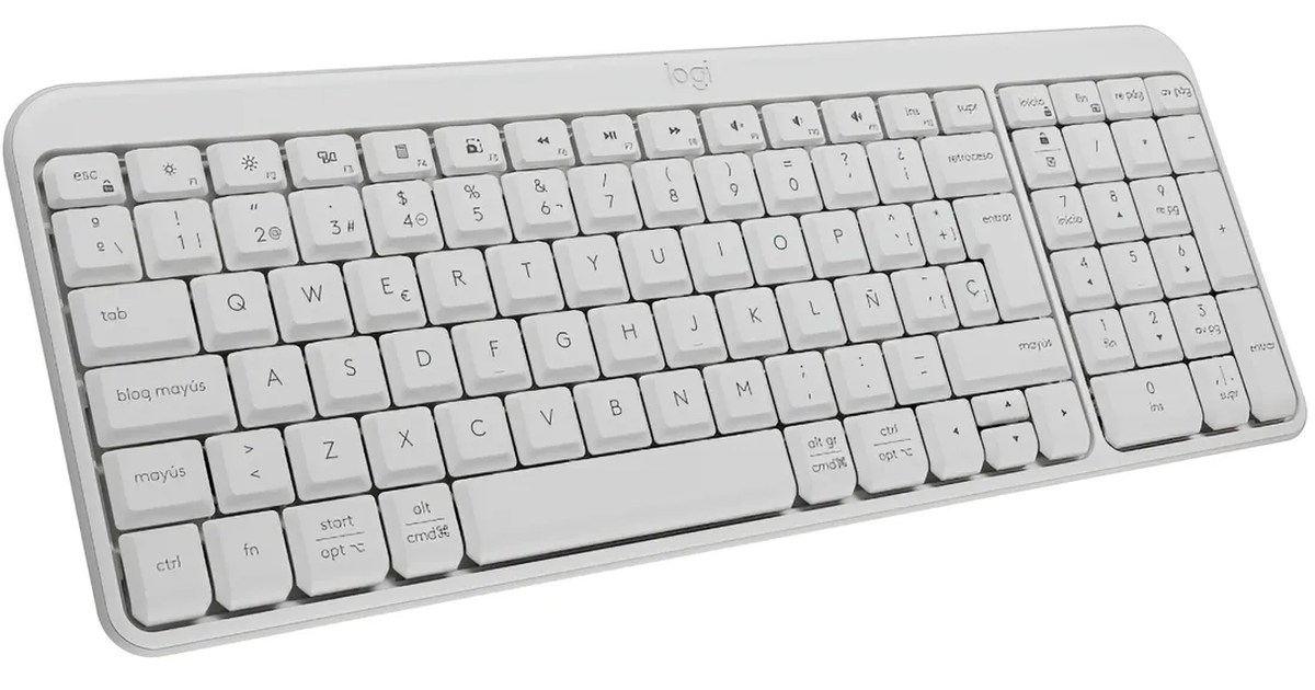 Logitech K250 Wireless Keyboard - White | SoloTodo.cl