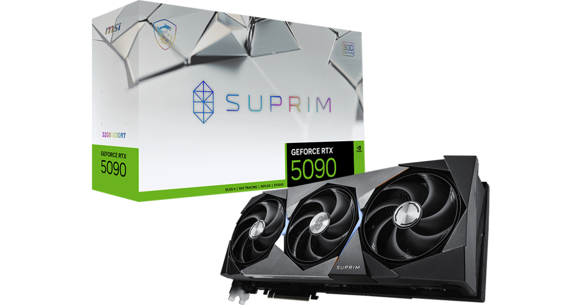 MSI GeForce RTX 5090 32G SUPRIM SOC [G5090-32SPS] | SoloTodo.cl