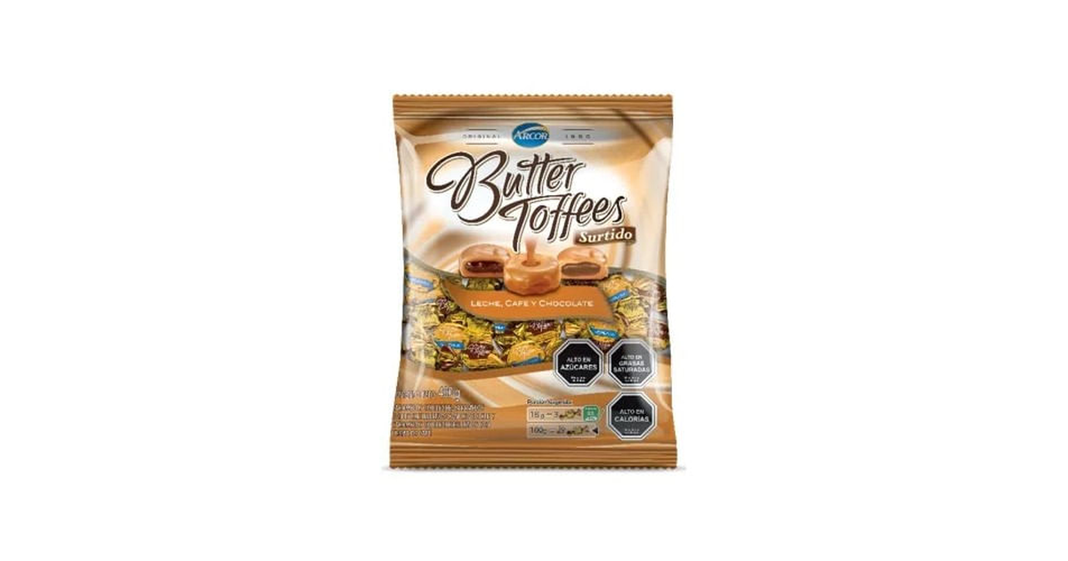 Arcor Caramelo butter toffe surtido (400 g.) | SoloTodo.cl