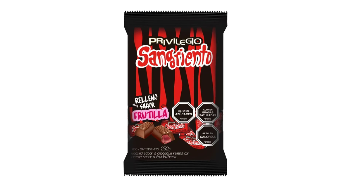Arcor Bombones privilegio sangriento sabor frutilla (252 g.) | SoloTodo.cl