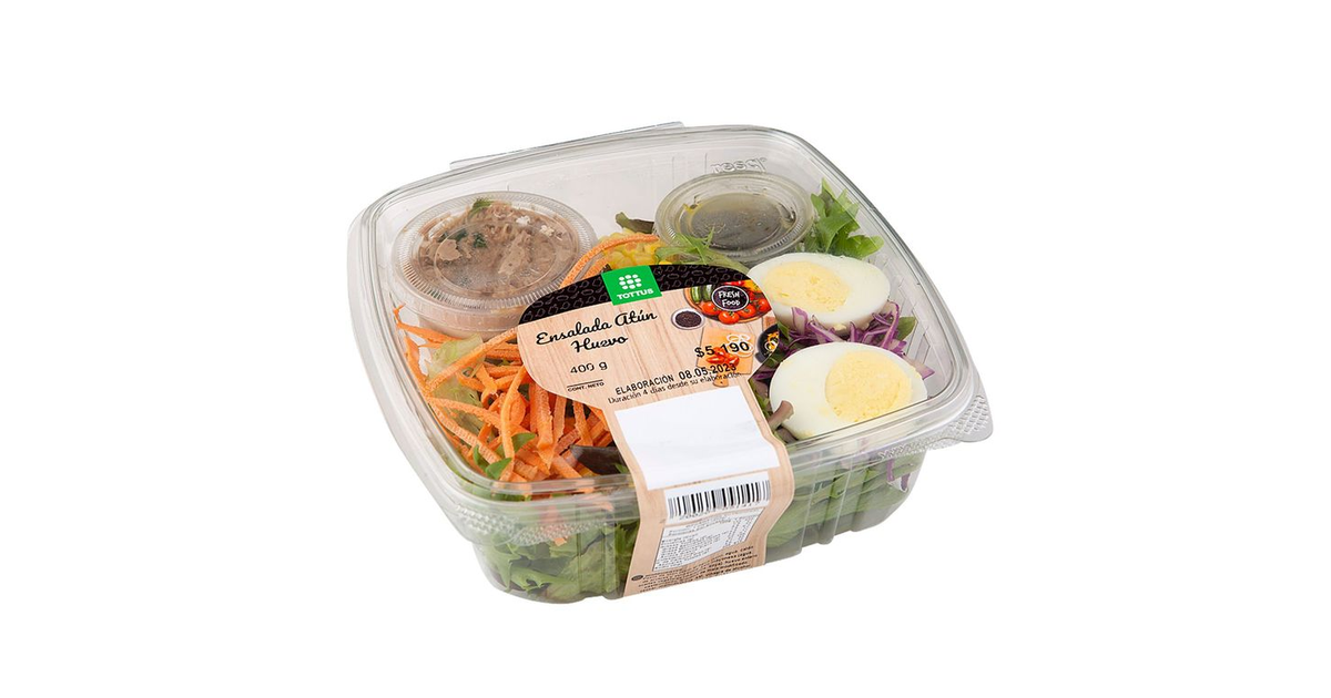 TOTTUS Ensalada Atún Huevo (390 g.) | SoloTodo.cl