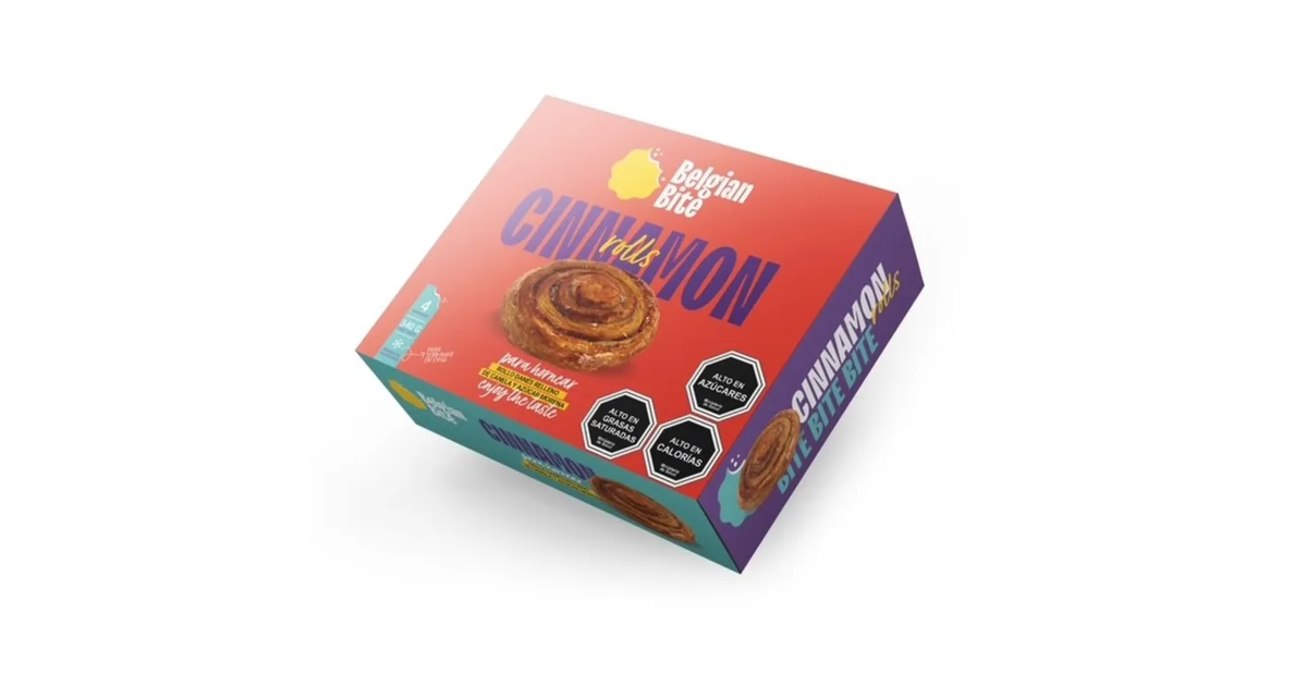 BELGIAN BITES Cinnamon Roll Canela Congelados (4 un. / 340 g ...