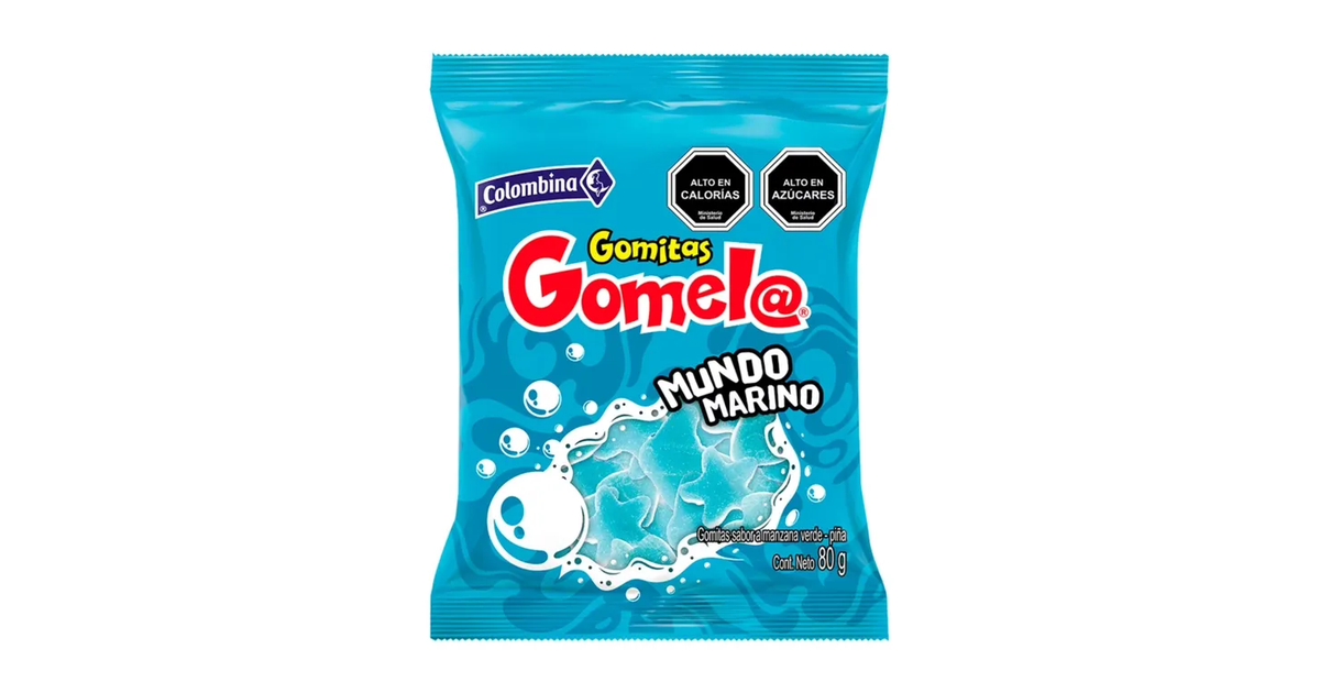 COLOMBINA Gomitas Gomela Mundo Marino (80 g.) | SoloTodo.cl