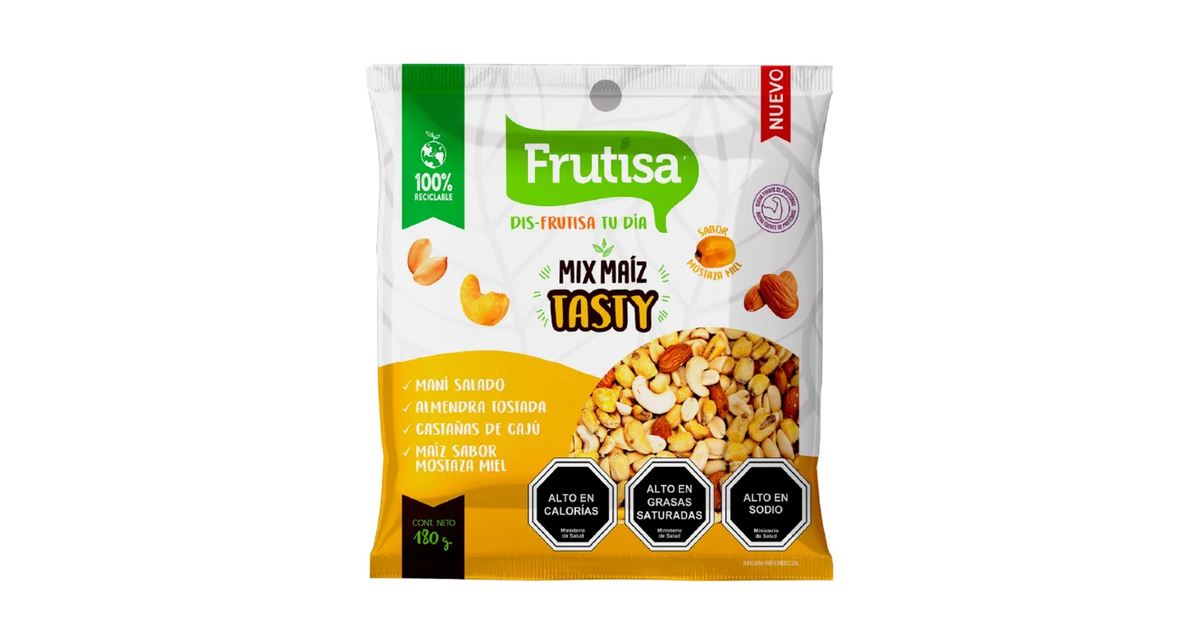 FRUTISA Mix Frutos Secos Maíz Tasty (180 g.) | SoloTodo.cl