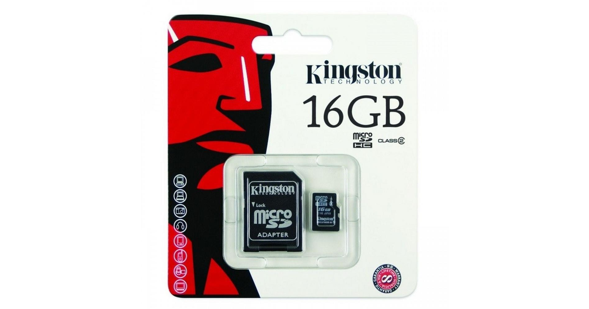 Kingston microSDHC / microSDXC 16 GB Class 2 | SoloTodo.cl