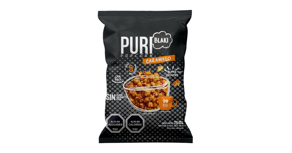 Purisnacks Puripop blaki caramelo (25 g.) | SoloTodo.cl