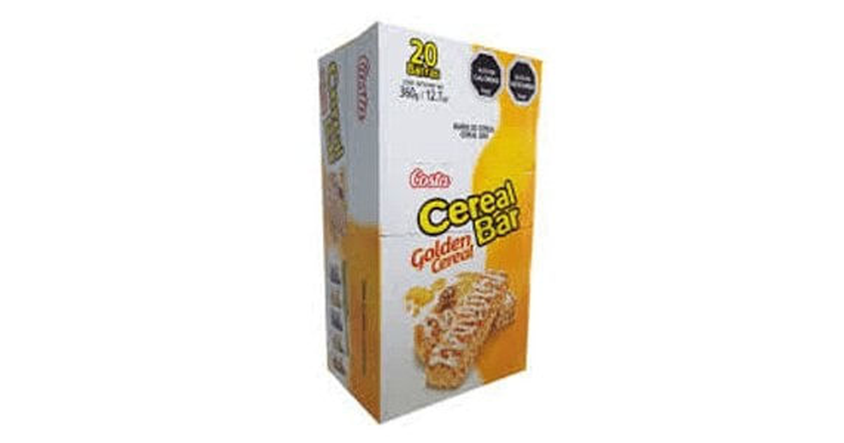 Costa Pack cereal barra golden (20 un. / 360 g.) | SoloTodo.cl