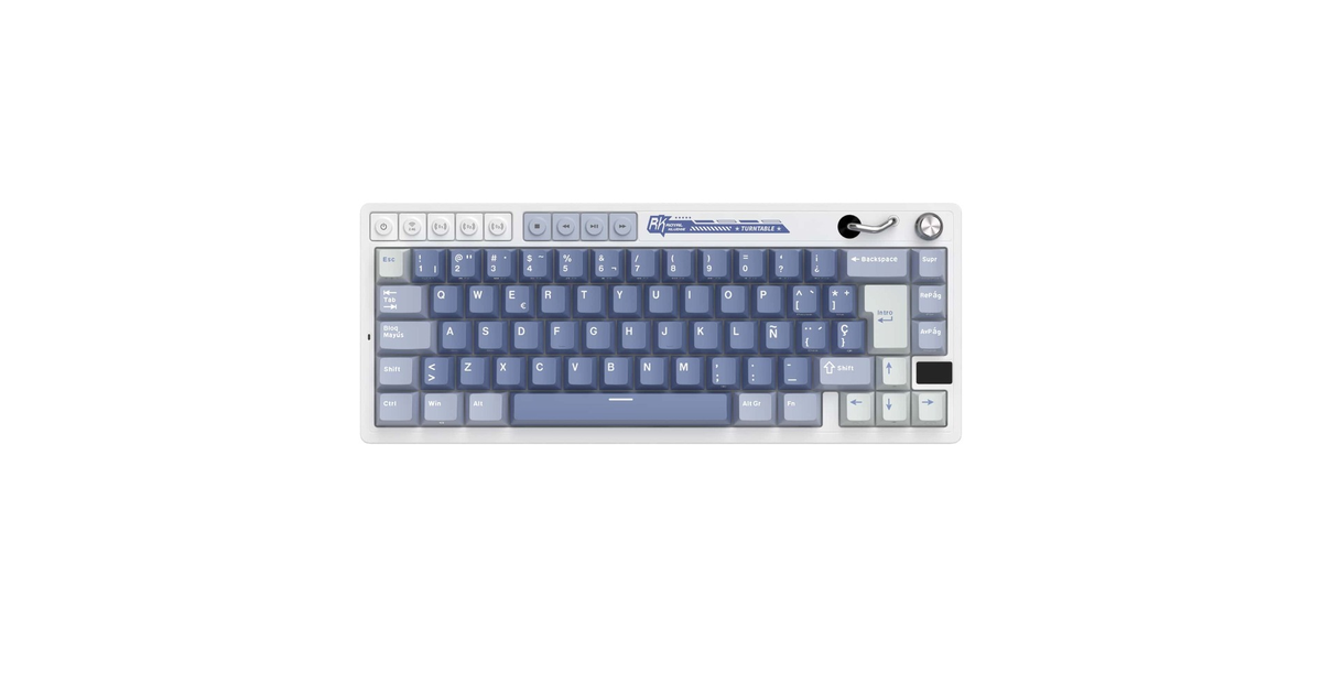 Royal Kludge RK M65 (Ocean Blue / Beige Switch) (RK-M65) | SoloTodo.cl