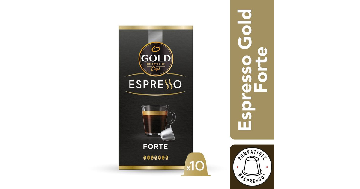 GOLD Espresso Forte Gold Cápsulas (10 un. / 55 g.) | SoloTodo.cl