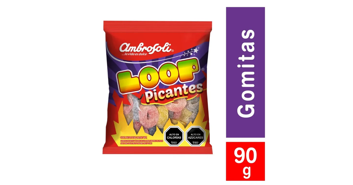 AMBROSOLI Gomitas Loop Picantes (90 g.) | SoloTodo.cl