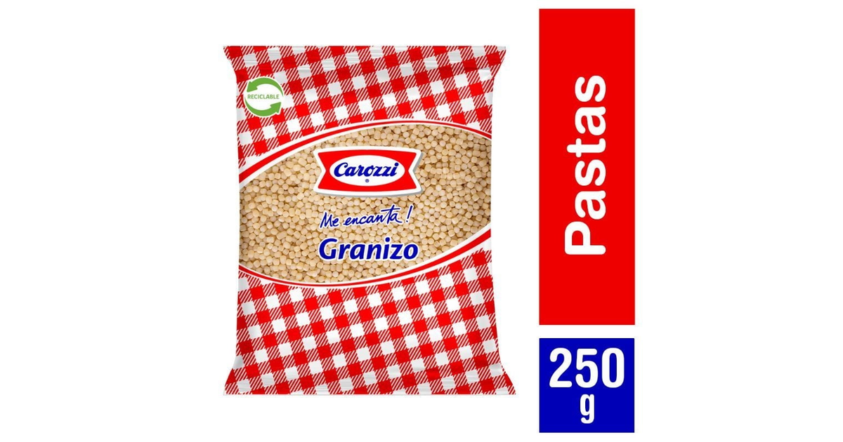 Carozzi Fideo Pasta Granizo Nº73 (250 g.) | SoloTodo.cl