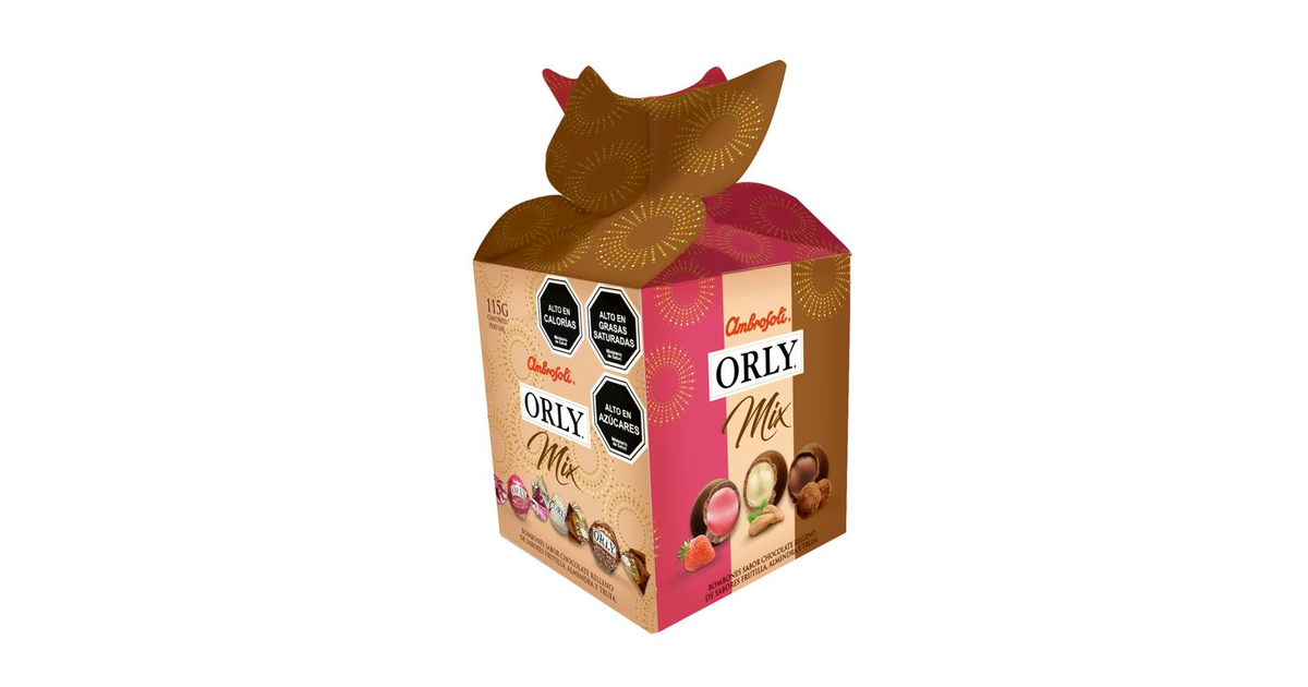 AMBROSOLI Bombones de Chocolate Orly Mix Navidad (111 g.) | SoloTodo.cl