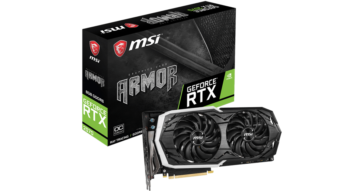 MSI GeForce RTX 2070 ARMOR 8G OCV1 [RTX 2070 ARMOR 8G OCV1] | SoloTodo.cl