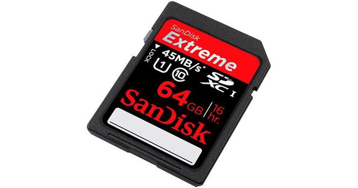 SanDisk Extreme SDHC / SDXC 64 GB Class 10 / UHS Class 1 (U1) / Video ...