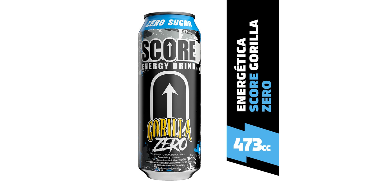 Score Bebida energética gorilla zero lata (473 mL.) | SoloTodo.cl