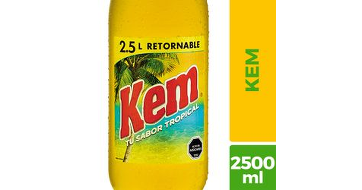 Kem Bebida Kem Piña retornable 2.5 L + Envase (2500 mL.) | SoloTodo.cl