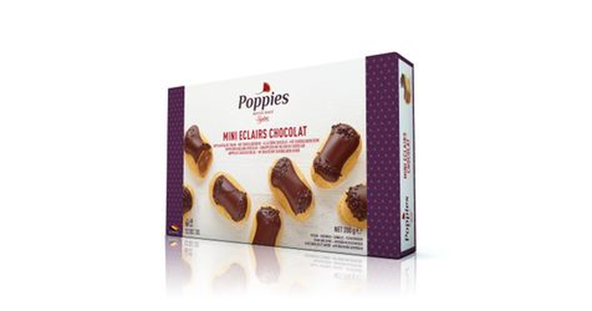Poppies Mini Éclairs Chocolate (200 g.) | SoloTodo.cl
