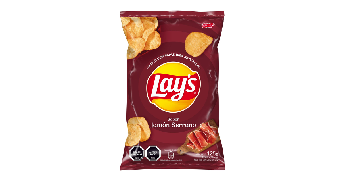 LayS Papas Fritas Sabor Jamón Serrano (125 g.) | SoloTodo.cl