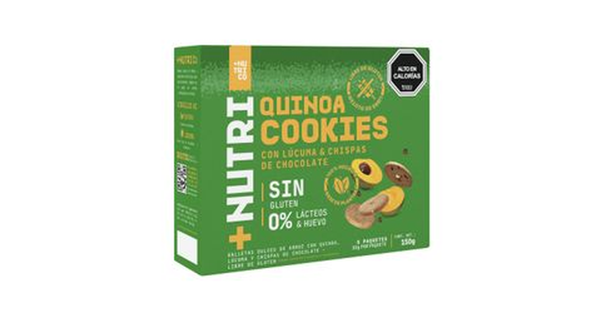 Nutrico Galletas de Quinoa Nutrico Lúcuma (5 un. / 150 g.) | SoloTodo.cl