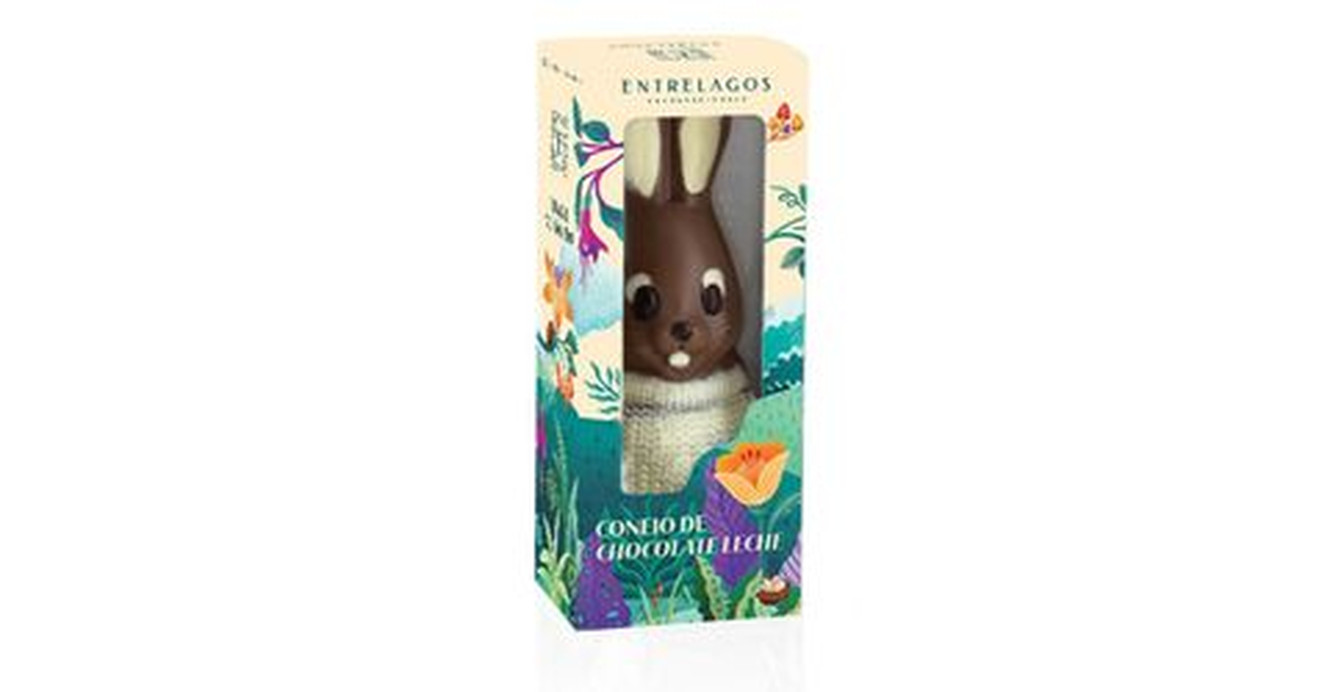Entrelagos Conejo Patagónico Chocolate Leche (120 g.) | SoloTodo.cl