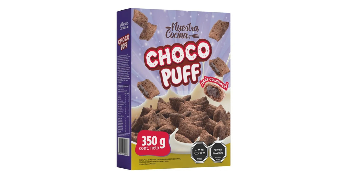 Nuestra Cocina Cereal choco puff (350 g.) | SoloTodo.cl