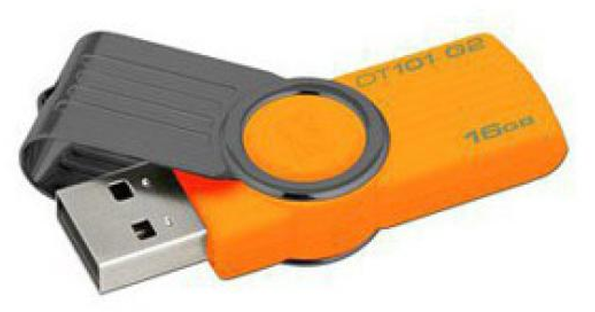 Kingston DataTraveler 101 Generation 2 16 GB (DT101G2/16GB Orange ...