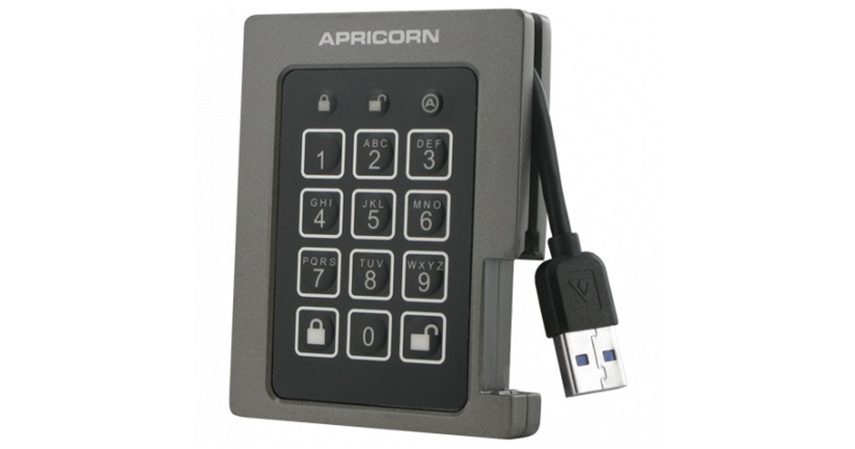 Apricorn Aegis Padlock SSD 240 GB (ASSD-3PL256-240F) | SoloTodo.cl