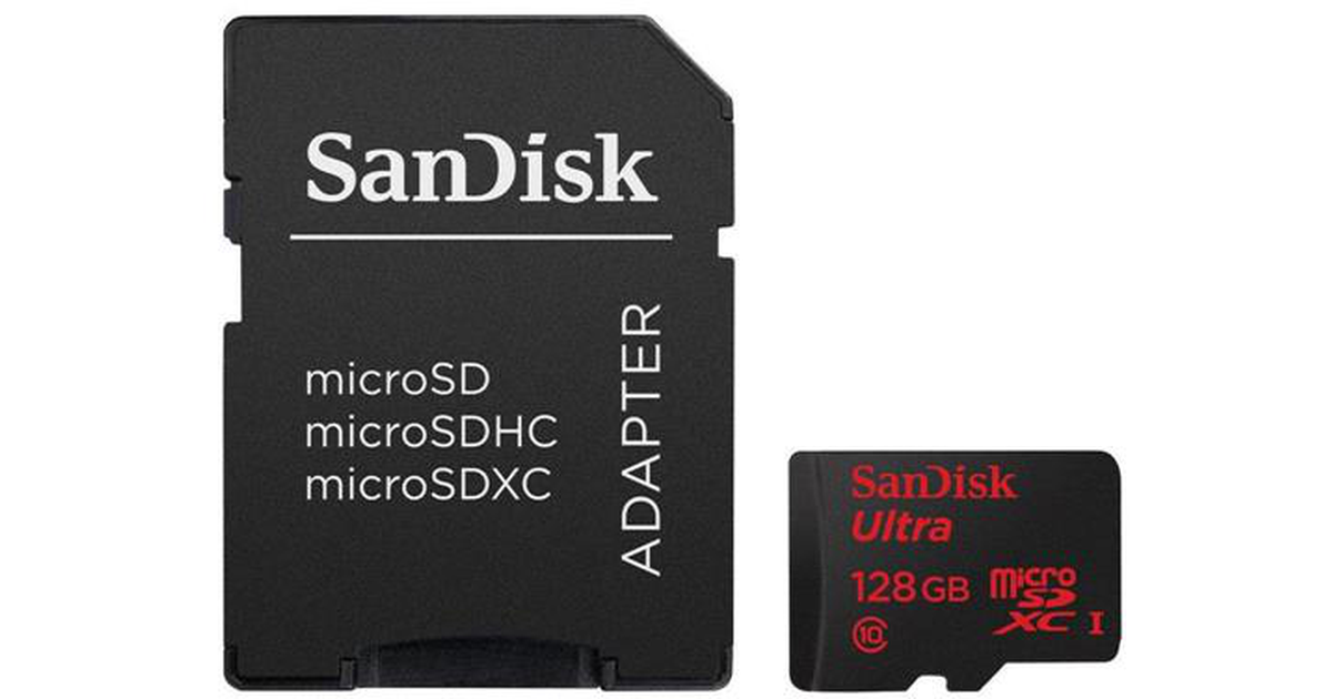 SanDisk Ultra microSDHC / microSDXC 128 GB Class 10 / UHS Class 1 (U1 ...