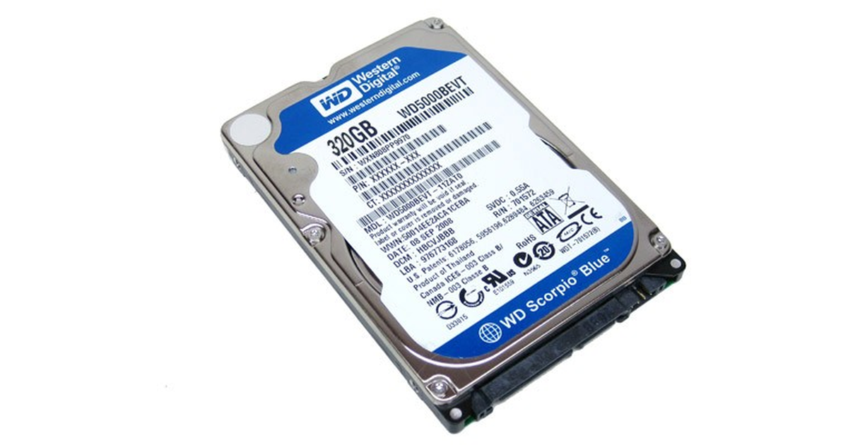 Western Digital Scorpio Blue 320 GB (WD3200BEVT) | SoloTodo.cl