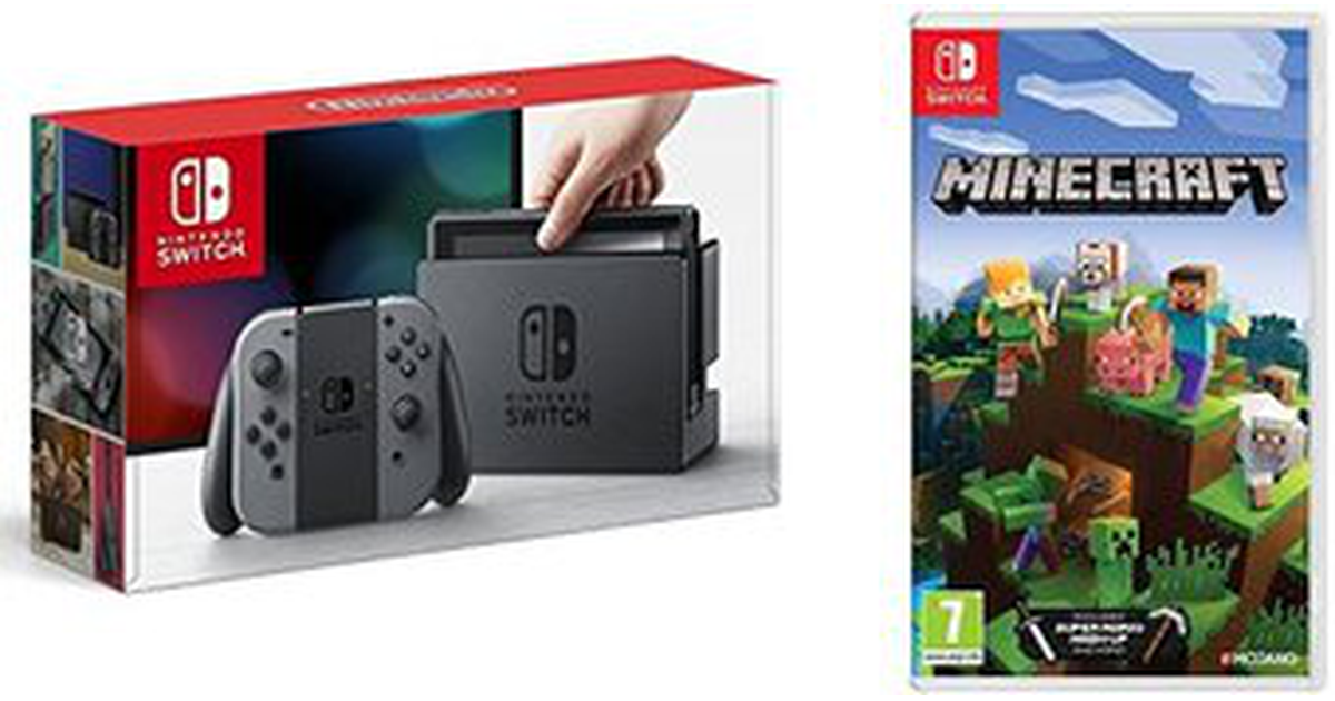 Nintendo Switch Joy-Con Gris + Minecraft | SoloTodo.cl
