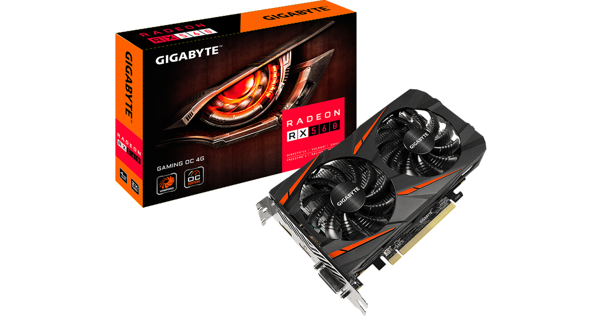 Gigabyte Radeon RX 560 Gaming OC 4G [GV-RX560GAMING OC-4GD] | SoloTodo.cl